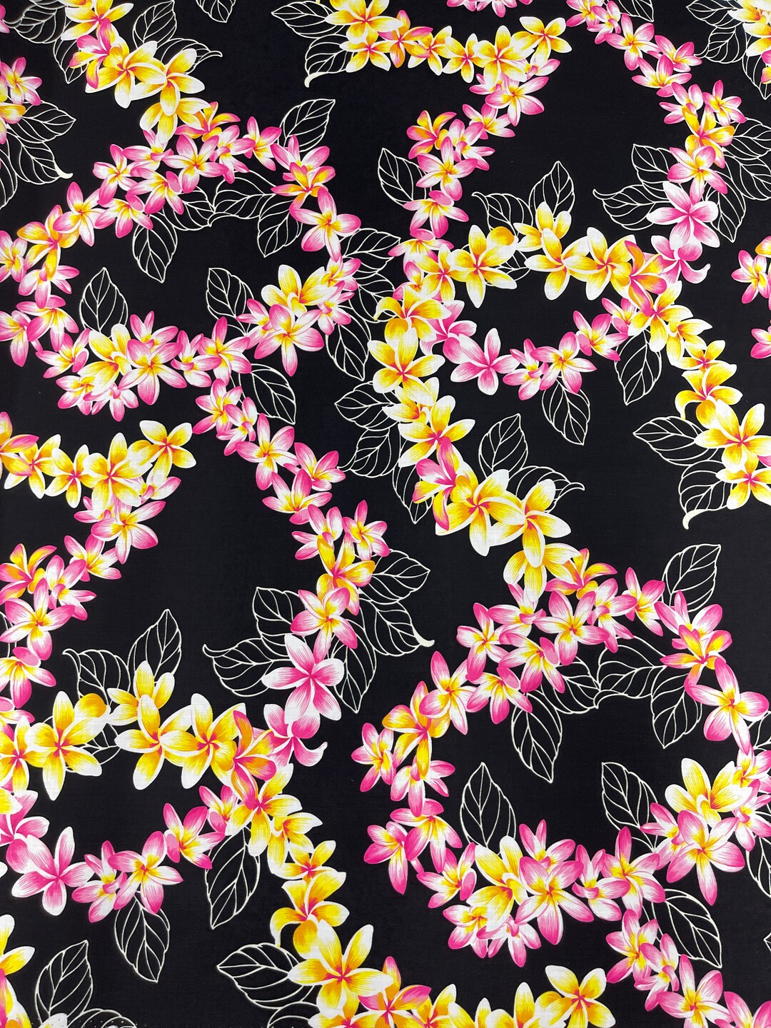 Flower Lei Floral Chains - Wrinkle Resistant Tropical Bright Color ...
