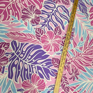 Art Abstract Ferns and Leaves - Tropical Design Fabric - Sold by the ...