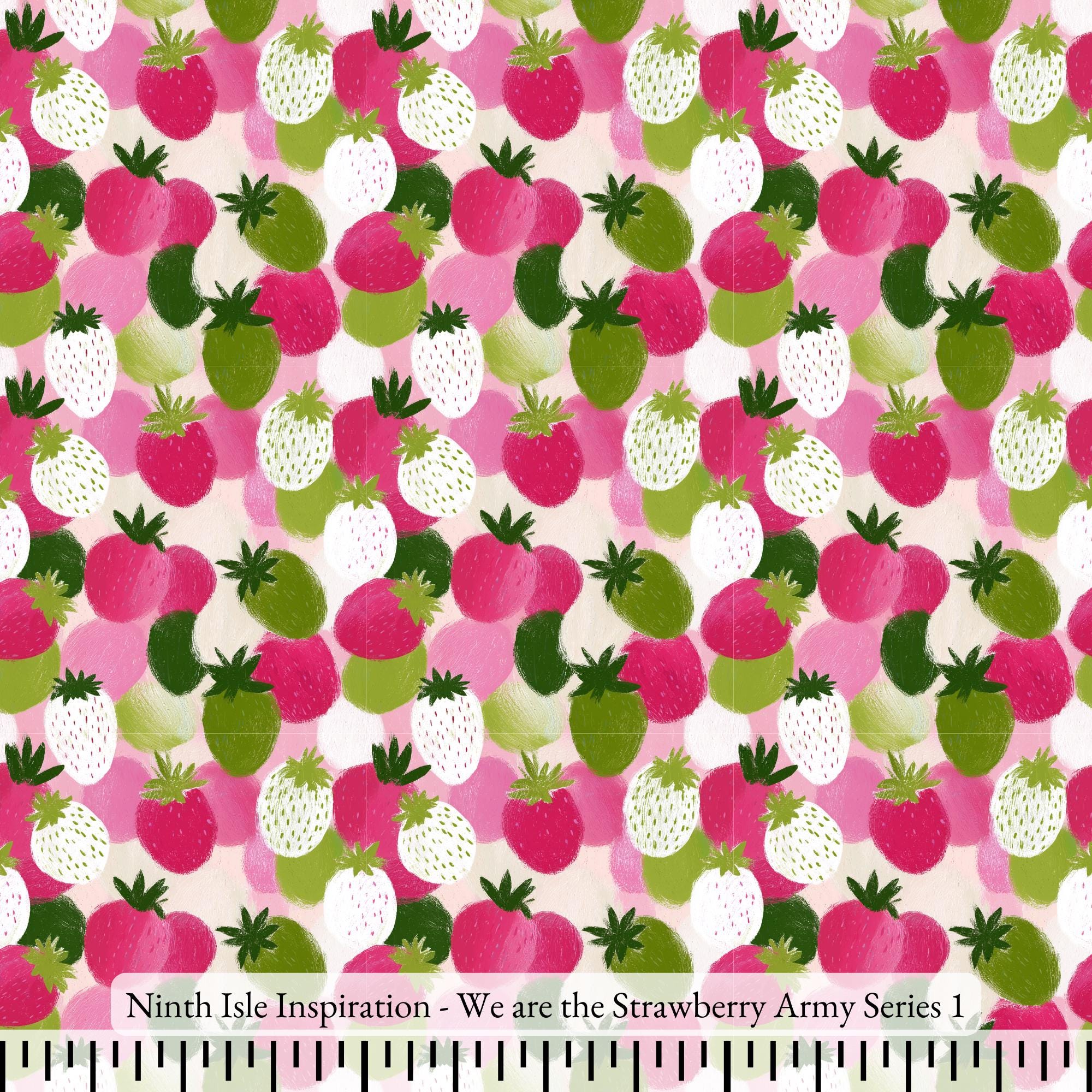 25/we Are the Strawberry Army Cotton Poplin Fabric - Etsy