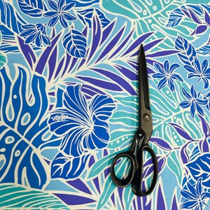 Art Abstract Ferns and Leaves - Tropical Design Fabric - Sold by the ...