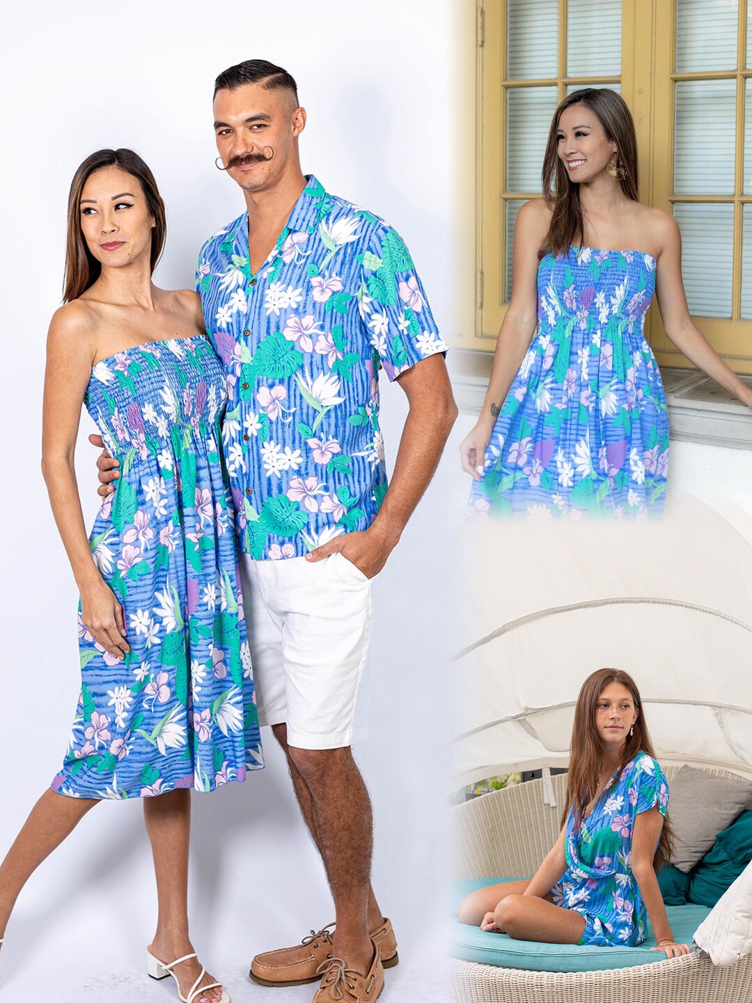 Ninthisle Made in Hawaii, Matching Aloha Shirt & Dress – Super Soft New ...
