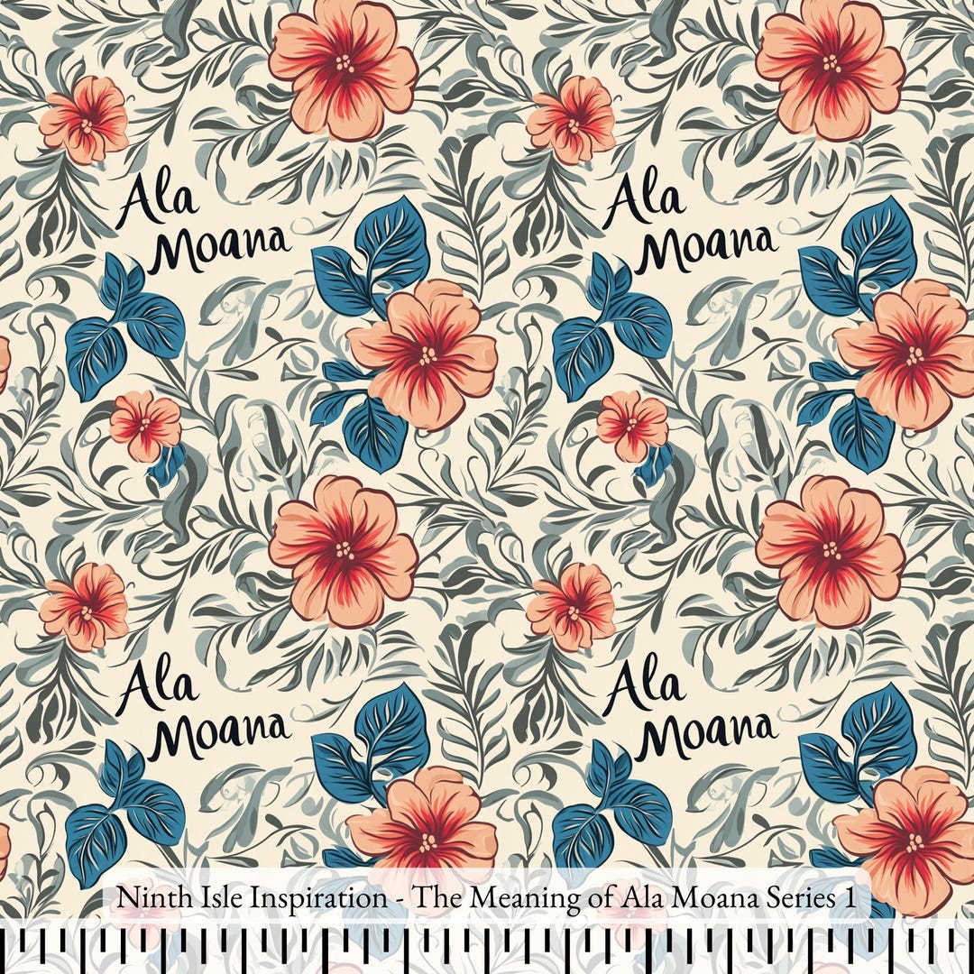 24/WINTER NI&I Cotton Fabric - the Meaning of Ala Moana Series - DIY ...