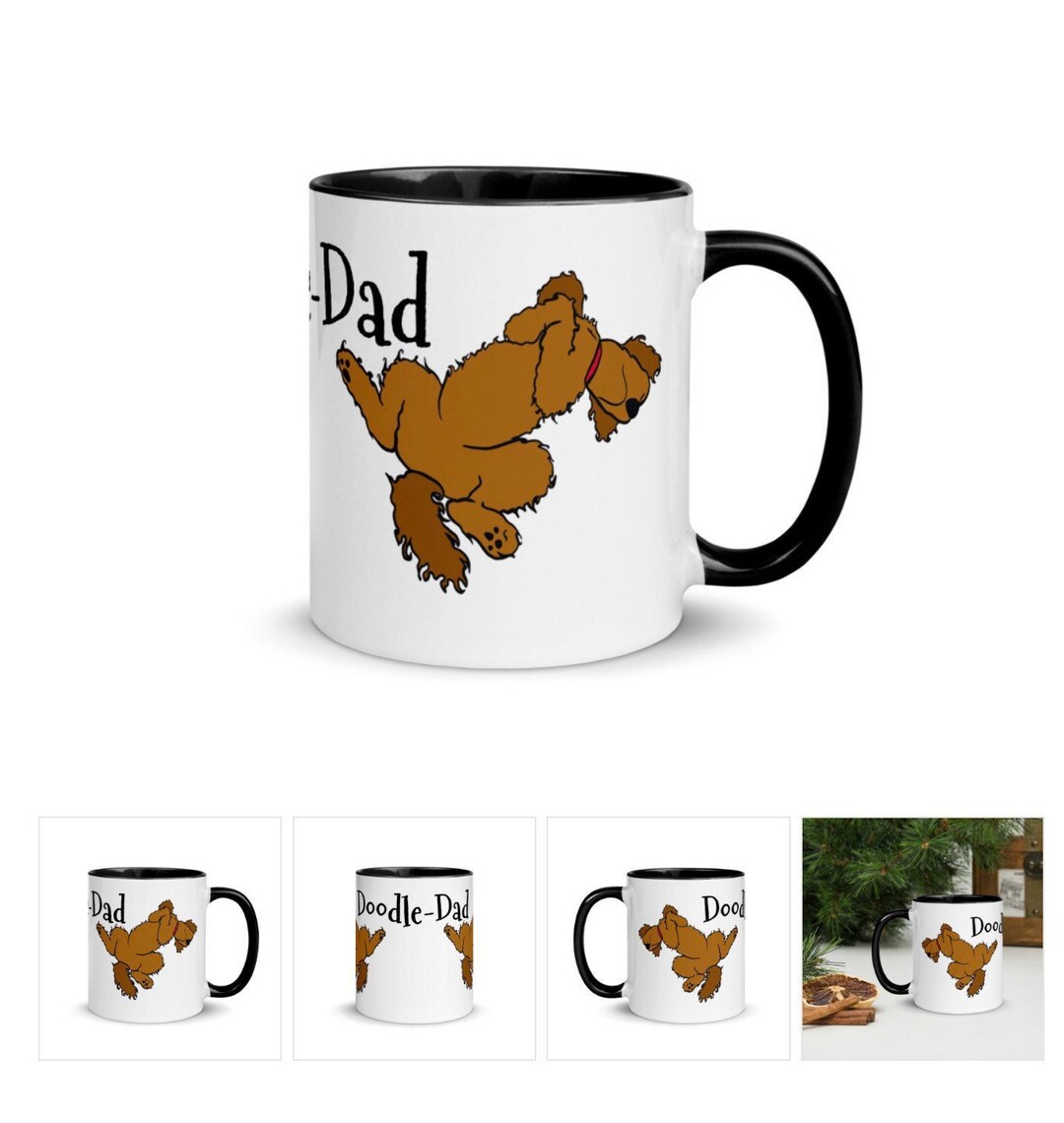 Personalised Doodle Dad Mug, Dog Dad Mug, Father’s Day Gift | Best ...