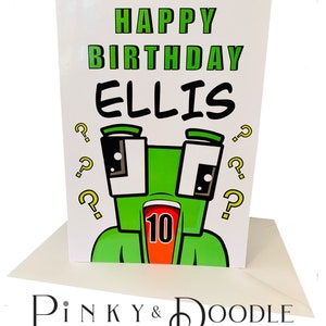 Unspeakable Themed Party Personalised A5 Birthday Card - Etsy
