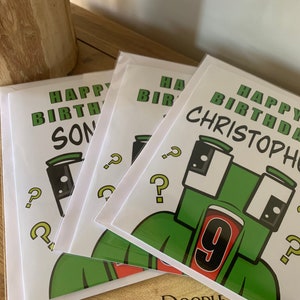 Unspeakable Themed Party Personalised A5 Birthday Card - Etsy