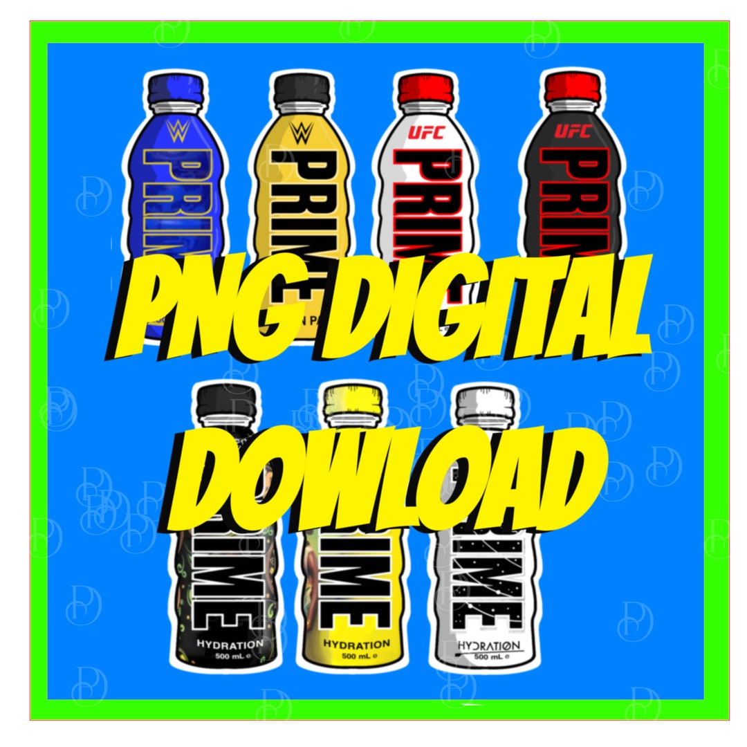 Prime Hydration PNG - Clip Art - Digitally File Hand Drawn Fan Art PNG ...