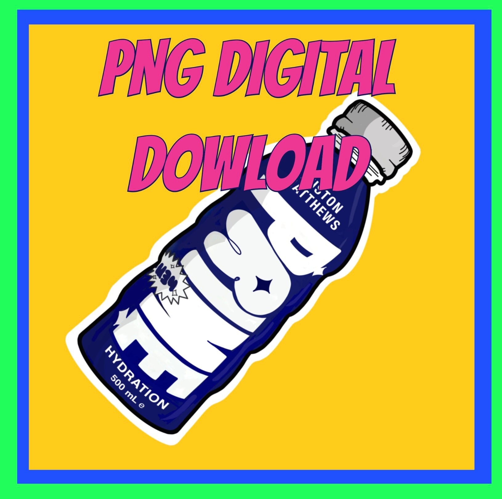 Prime Hydration PNG Clip Art Digitally File Hand Drawn Fan Art PNG High ...