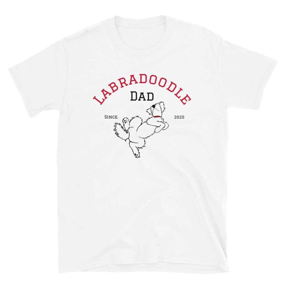 Personalized Labradoodle Dad T-shirt: Doodle Dog Lovers Gift - Etsy
