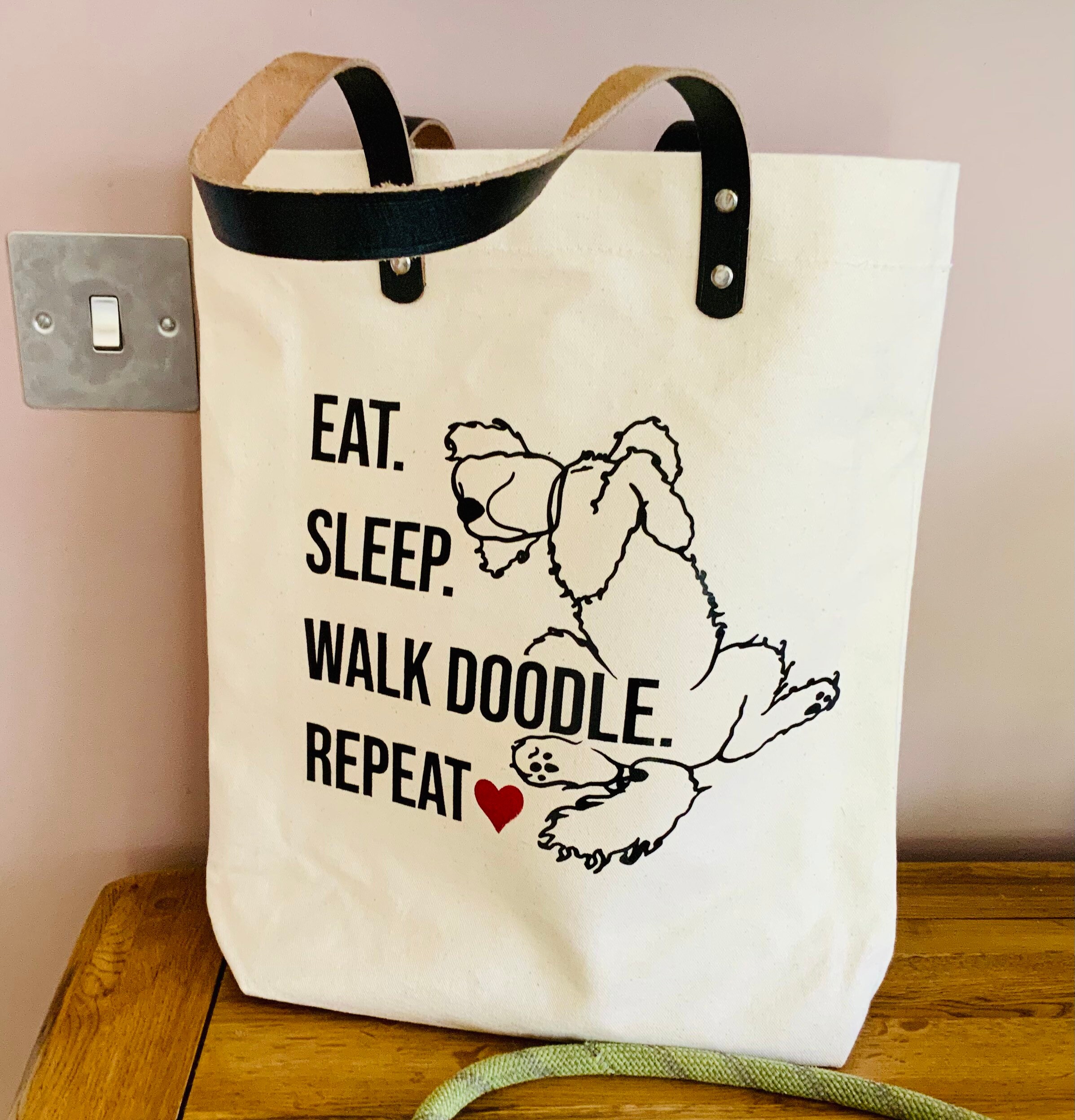 Doodle Tote Bag Reusable Shopper Bag Personalised - Etsy UK