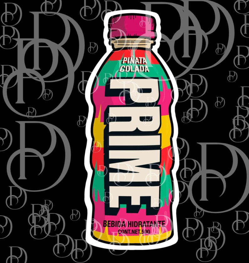 Piñata Colada Prime Hydration PNG - Hand Drawn Fan Art (digital ...