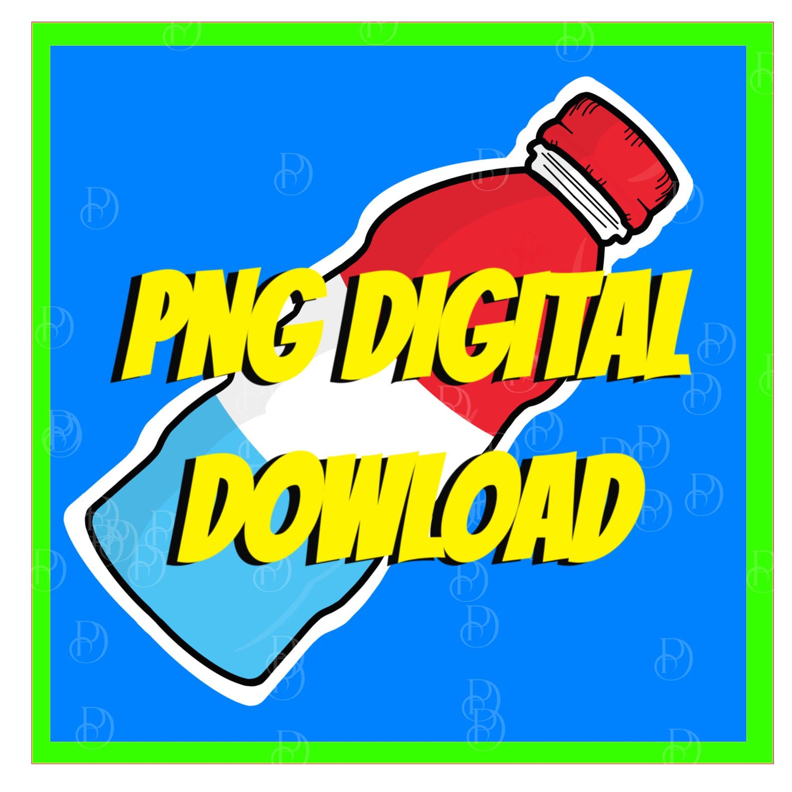 Blank Prime Hydration PNG - Hand Drawn Clipart (digital Download) - Etsy