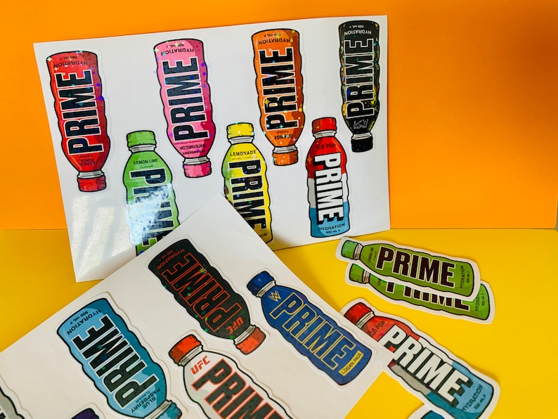 Prime Hydration Stickers Holographic Stickers prime Drink - Etsy