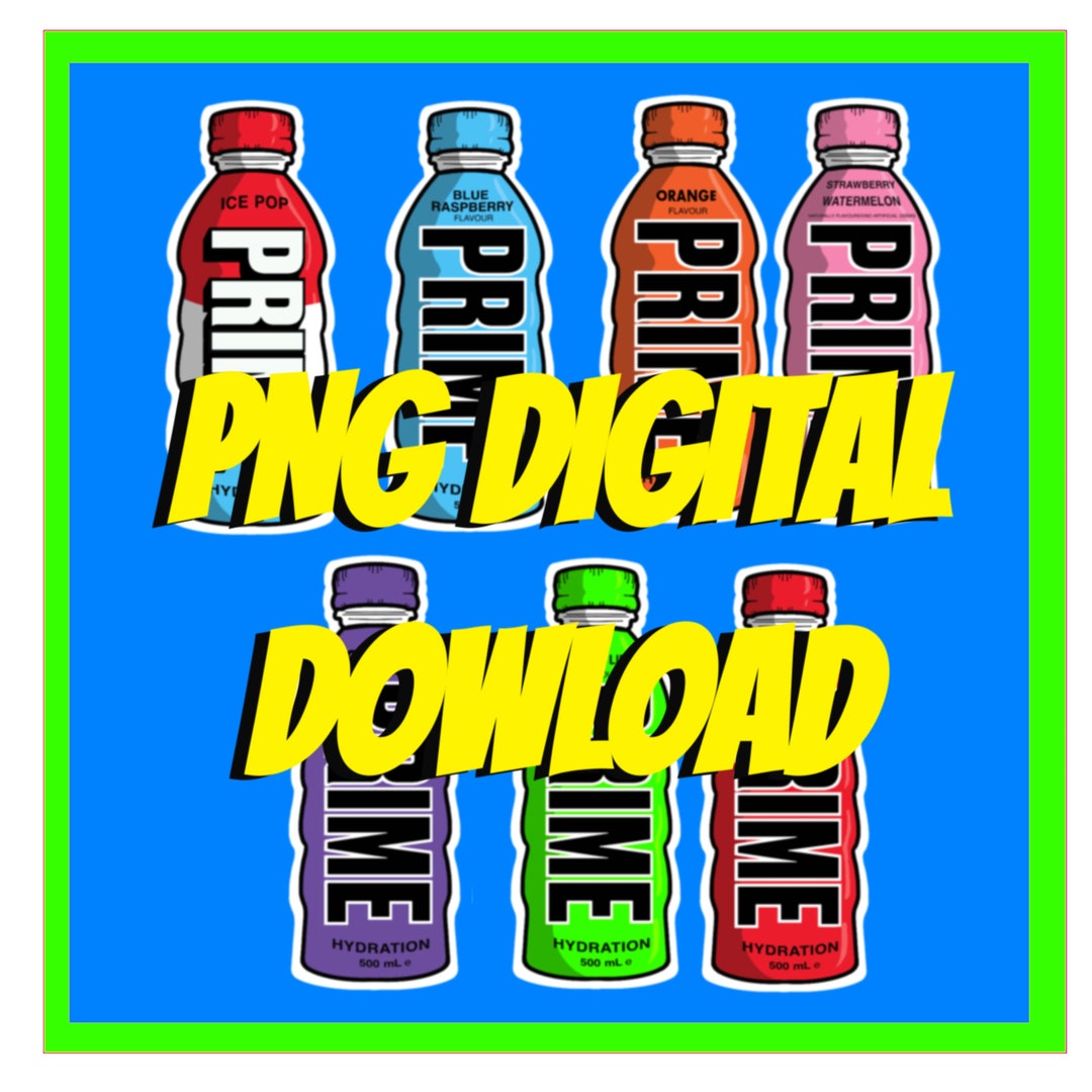 Prime Hydration PNG - Clip Art - Digitally File Hand Drawn Fan Art PNG ...