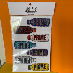 Prime Hydration Stickers Holographic Vinyl prime Drink Logan Paul KSI ...