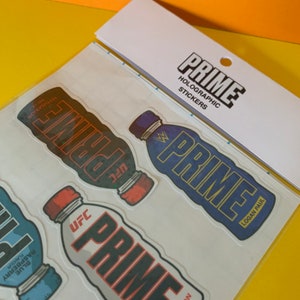 Prime Hydration Stickers | Holographic Vinyl |prime Drink | Logan Paul ...