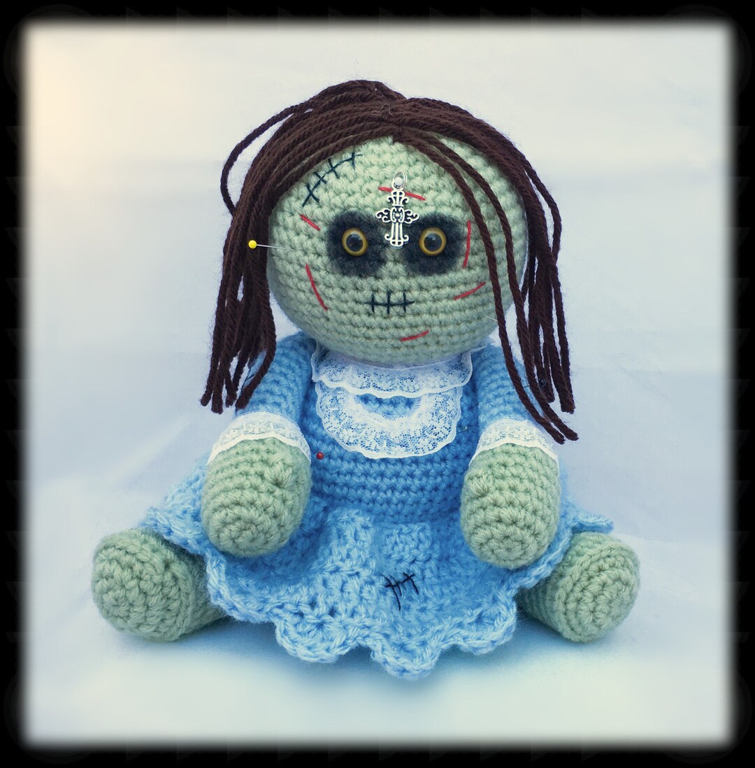 Creepy Horror Doll Regan/the Exorcist Handmade Crochet Voodoo Doll - Etsy