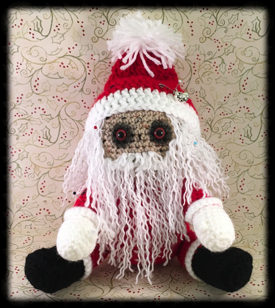 Creepy Horror Doll Special Edition Undead Santa Claus Handmade Voodoo ...