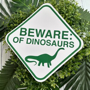 Dinosaur Party Sign INSTANT DOWNLOAD- Set of 4 - Etsy