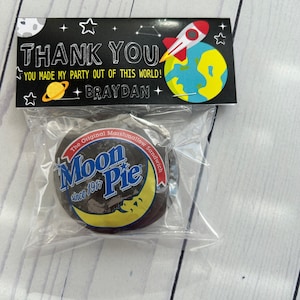 TWO the Moon, Over the Moon, Space Themed Party Favor Bags & Toppers ...