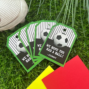 Soccer Theme Party Favor Tags, Soccer Party Favors, Sports Party, GOAL ...
