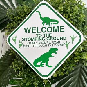 Dinosaur Party Sign INSTANT DOWNLOAD- Set of 4 - Etsy