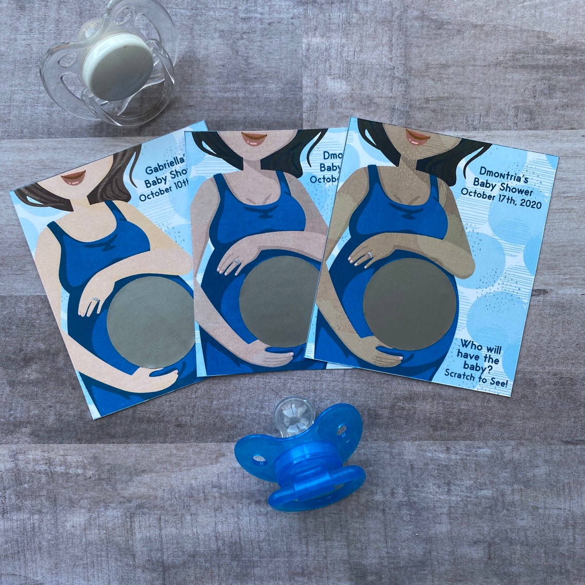 Fun Baby Shower Scratch off Game Fun Baby Shower Game My - Etsy
