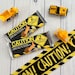 Construction Party Candy Bar Favor Wrappers, DIY Construction Party ...