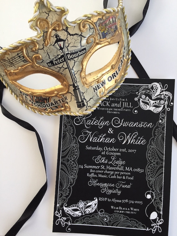 Customized for any event type Masquerade Ball Party invites Invitations ...