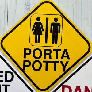 Construction Party Signs Set2: Food Pickup, Debris, Crew Only, Gift ...