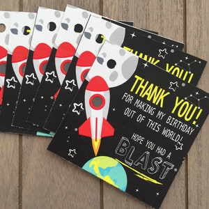 Set of 20 Two the Moon, Outer Space, Space Theme Birthday Party Favor ...