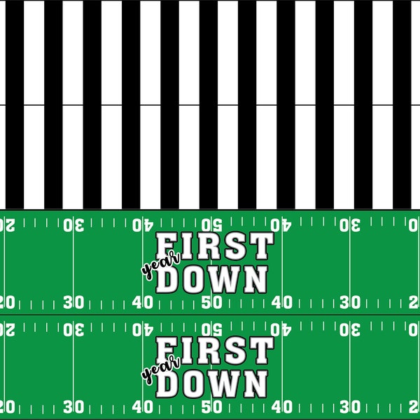 First Year Down Football Birthday - Etsy