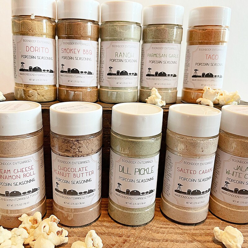 Popcorn Seasoning Blends - Etsy