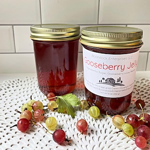 Gooseberry Jelly – Heirloom Fruit Preserve - Tart Sweet Gourmet Spread ...