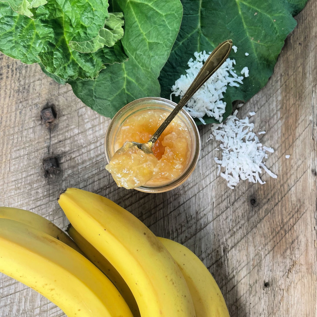 Monkey Jam - Banana, Pineapple, Coconut Jam - Unique Gourmet Tropical ...