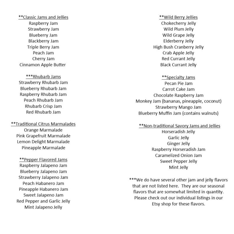 Jam of the Month Club - 2 Jars of Homemade Jam for (3)(6) or (12 ...