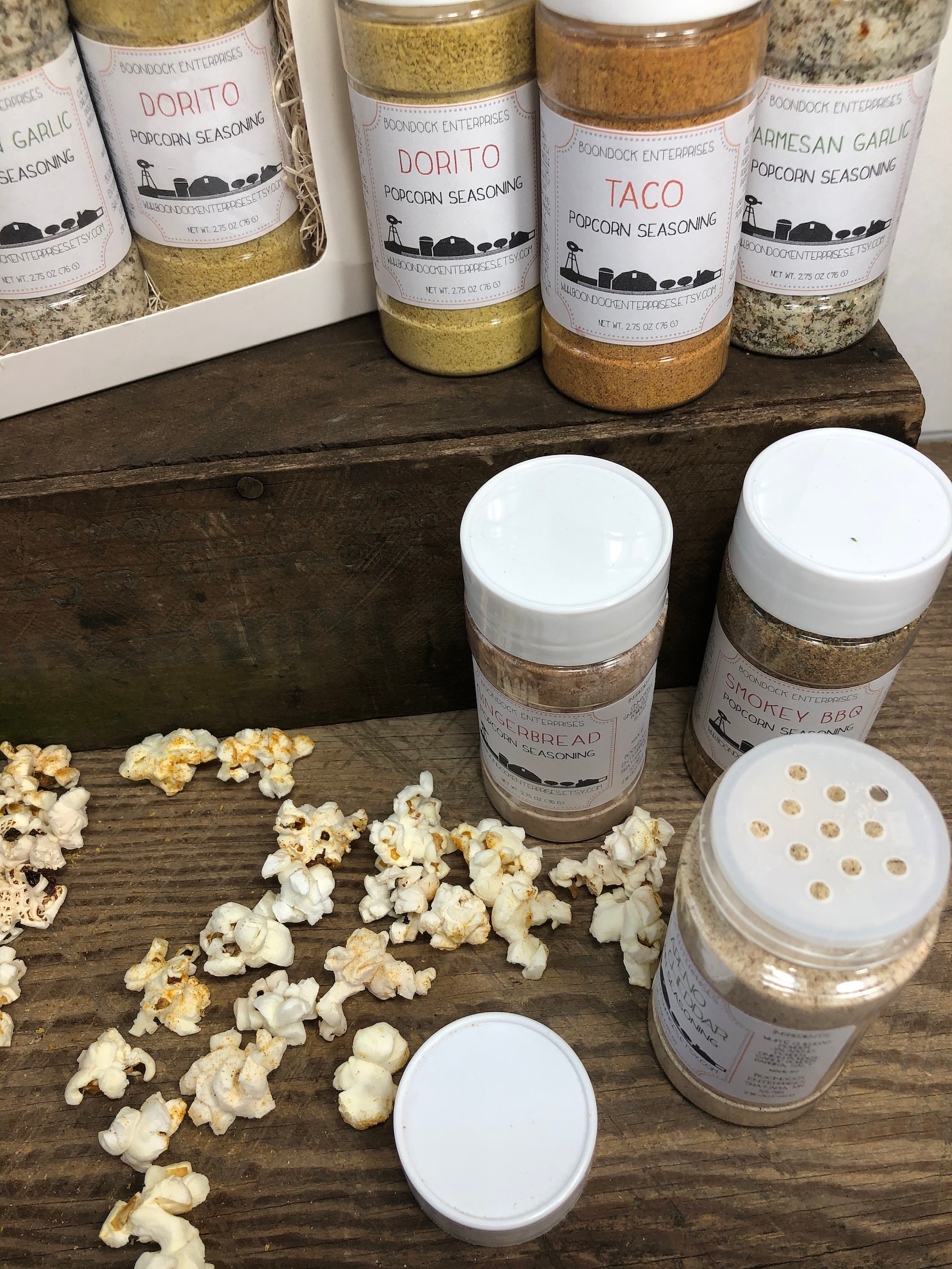 Gourmet Popcorn Seasoning Blend Flavored Popcorn Mix Party - Etsy
