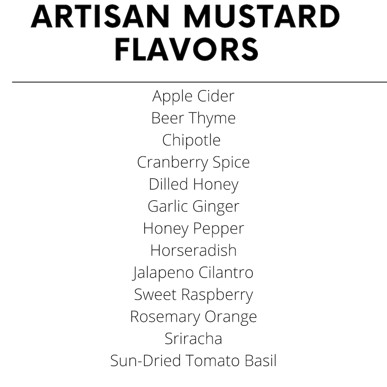 Mustard of the Month - Monthly Subscription Box for (3)(6) or (12 ...