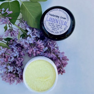 Garden Lilac Moisturizing Cream Plus Solid Lotion Bar - All Natural ...