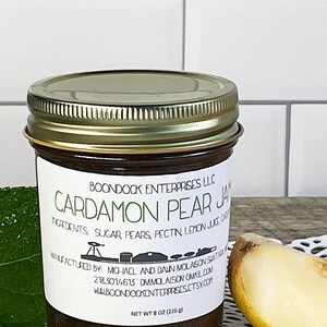 Cardamom Pear Jam - Homemade Pear Preserves - Pure All Natural Farm to ...