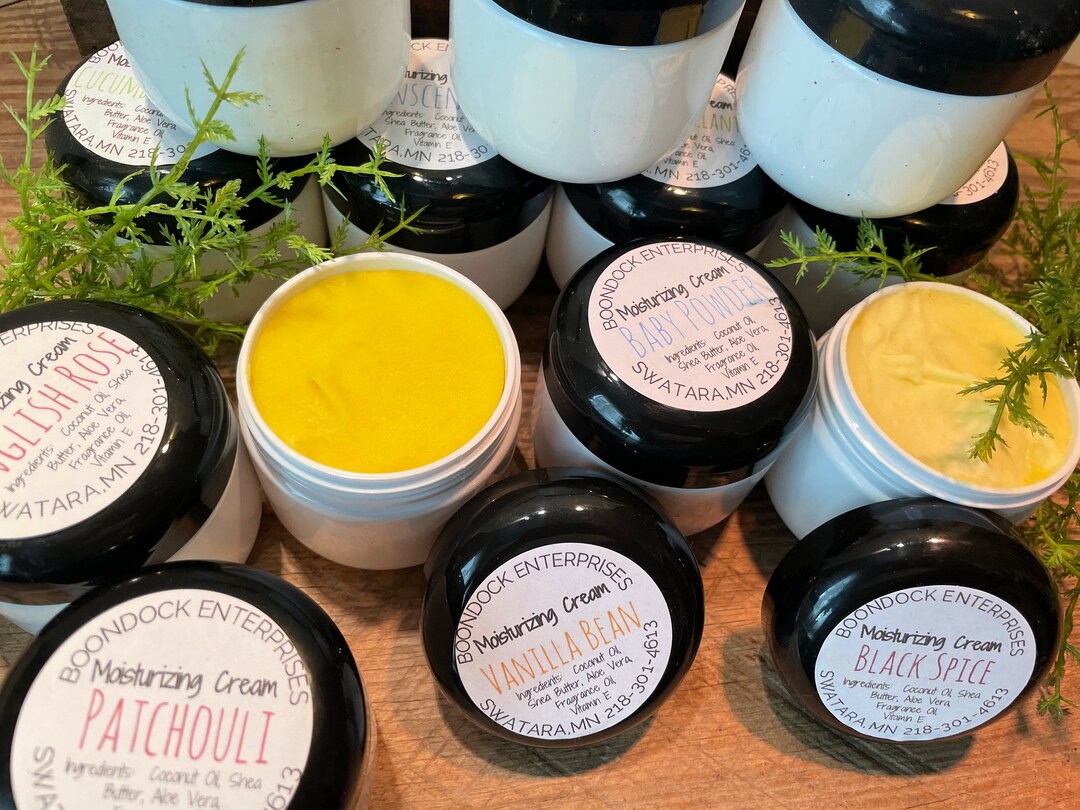 All Natural Moisturizing Cream - Choice of 12 Scents - Body and Facial ...