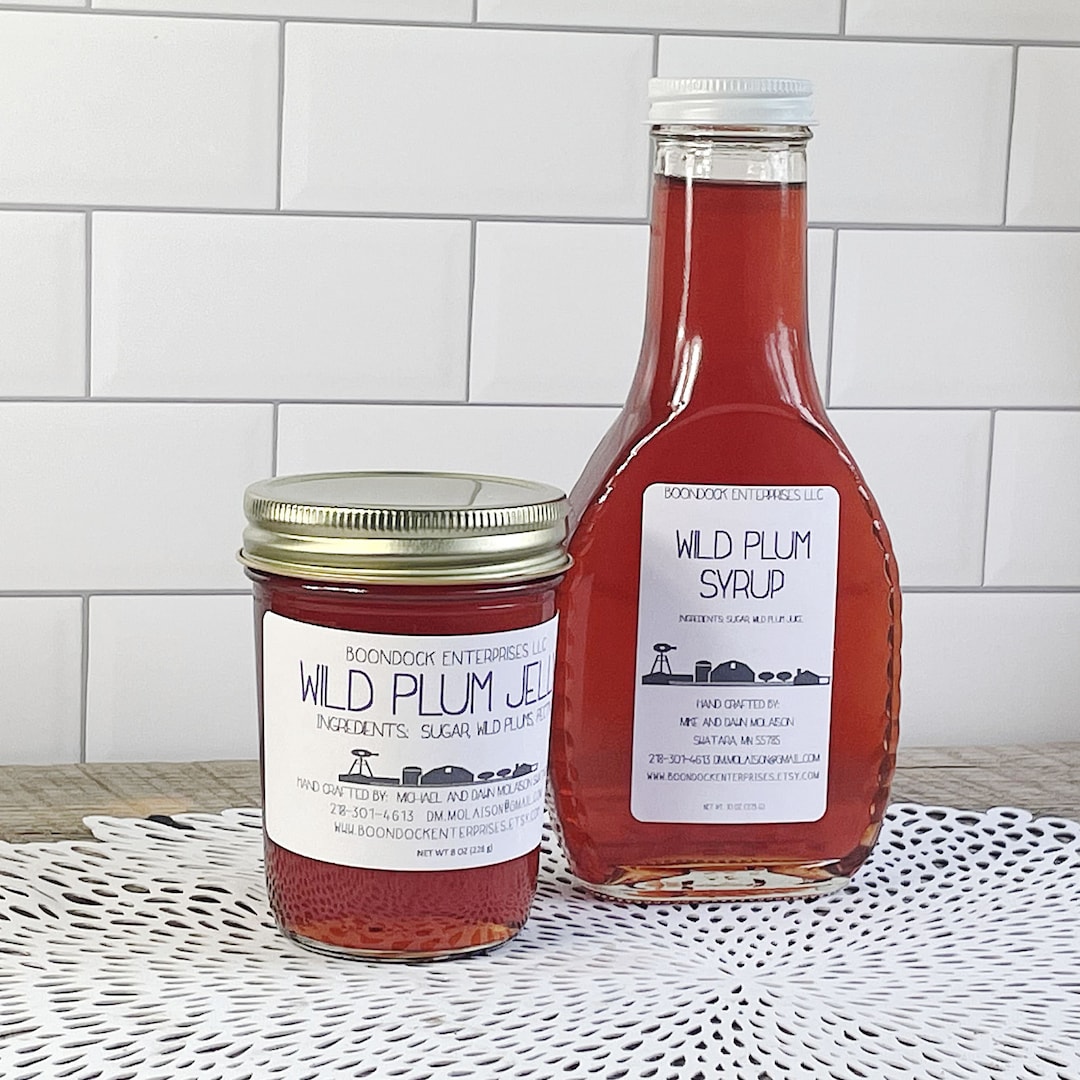 Wild Crafted Plum Syrup and Wild Plum Jelly - All Natural Breakfast ...