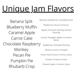 Gourmet Jam Flavors - Choose From 9 Unique Homemade Jams - Pure ...