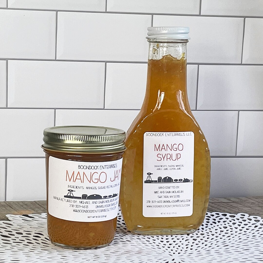 Homemade Mango Syrup and Mango Jam - Pancake Breakfast Syrup - Farm to ...