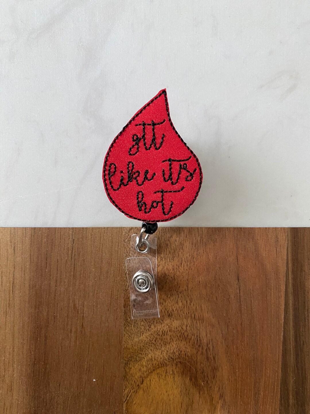 Heparin Drip/ Gtt/ Nurse Retractable Badge Reel - Etsy