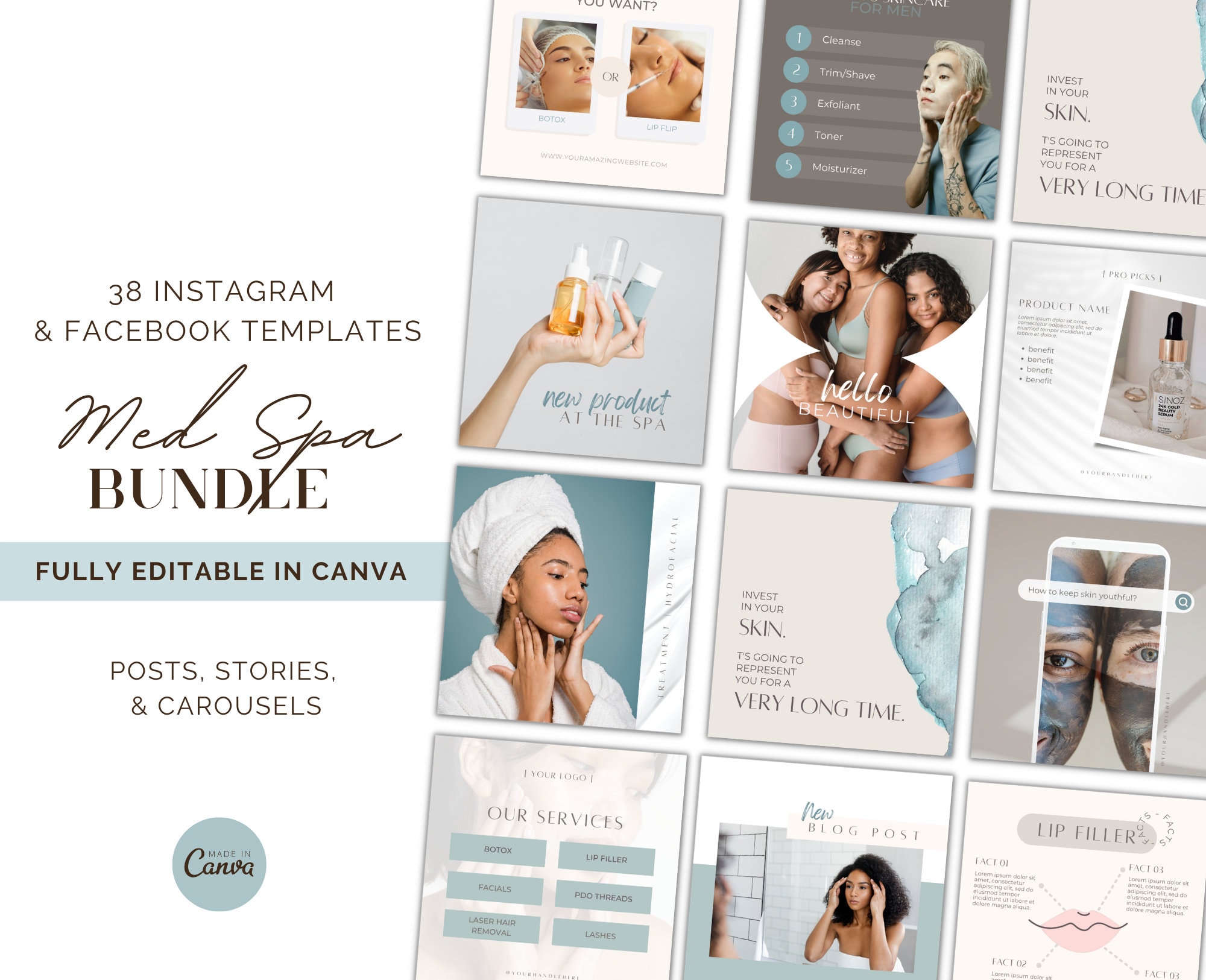 38 Instagram Posts for Med Spas | Social Media for Medical Aesthetics ...