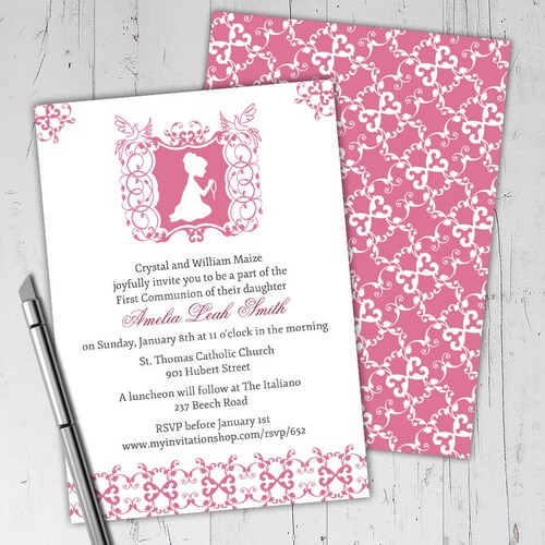 16x First Holy Communion Invitations - Etsy