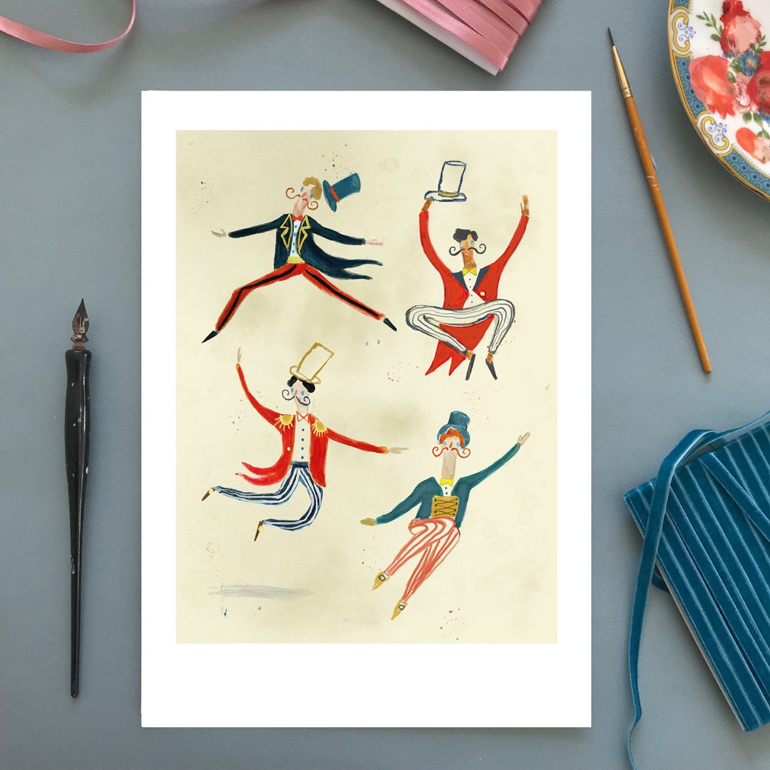 Leaping Lords. Giclee Print A4 on Archival Paper by Heidi Griffiths - Etsy