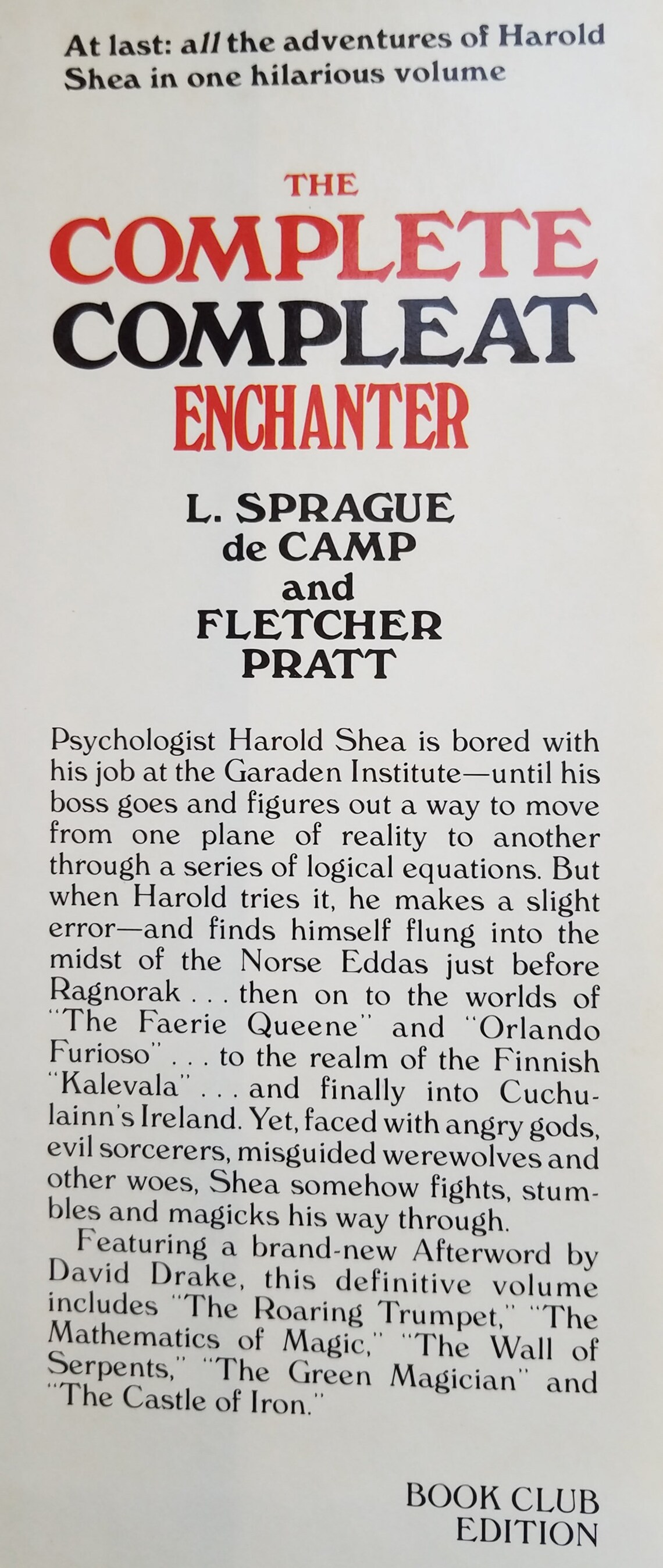 The Complete Compleat Echanter - L. Sprague De Camp, Fletcher Pratt ...
