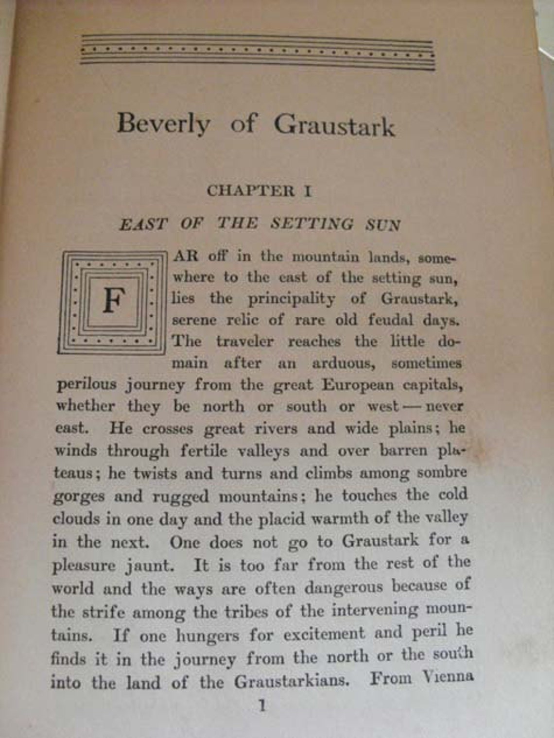 Beverly of Graustark George Barr Mccutcheon, 1904 First Edition ...