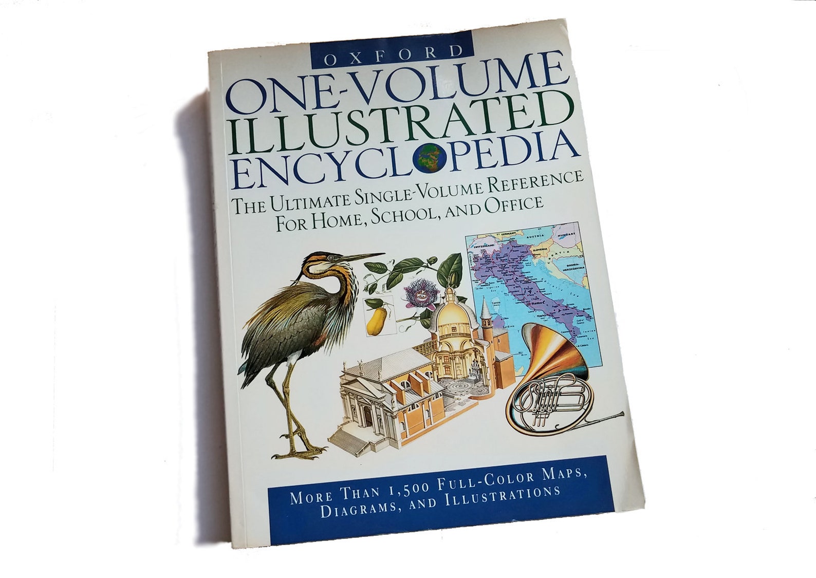 Oxford One Volume Illustrated Encyclopedia Reference Book - Etsy
